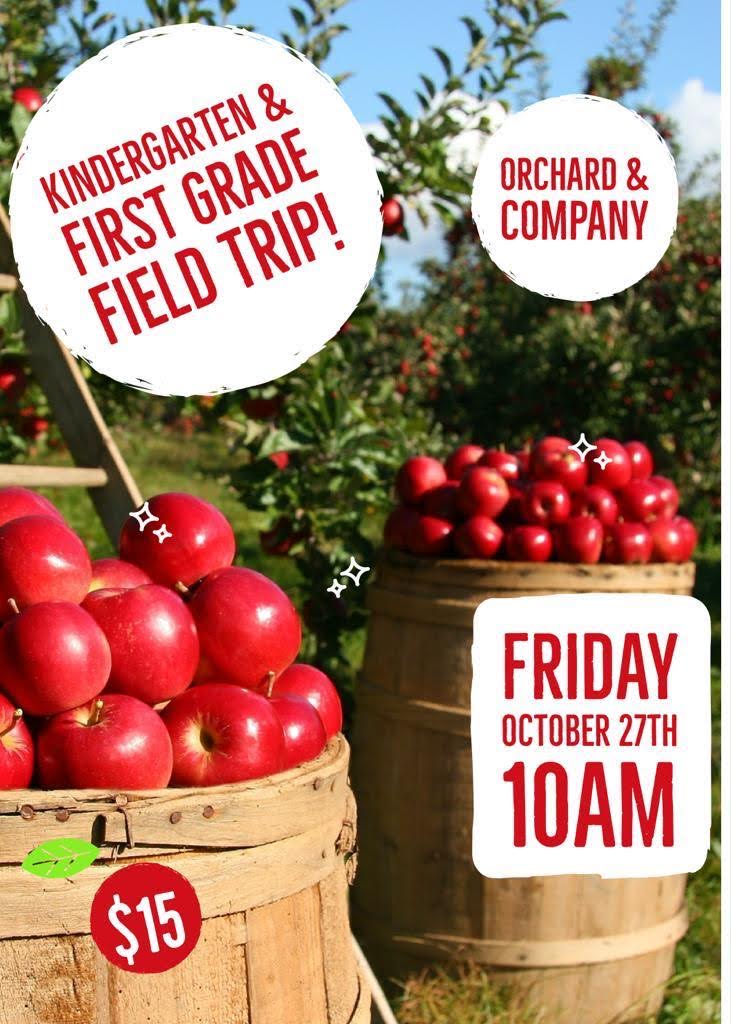 KG and 1st Grade Apple Picking Field Trip - Sunrise Academy | Building ...